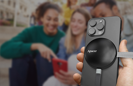 Expand Smartphone Storage with Apacer’s AS725 Magnetic Portable SSD ...