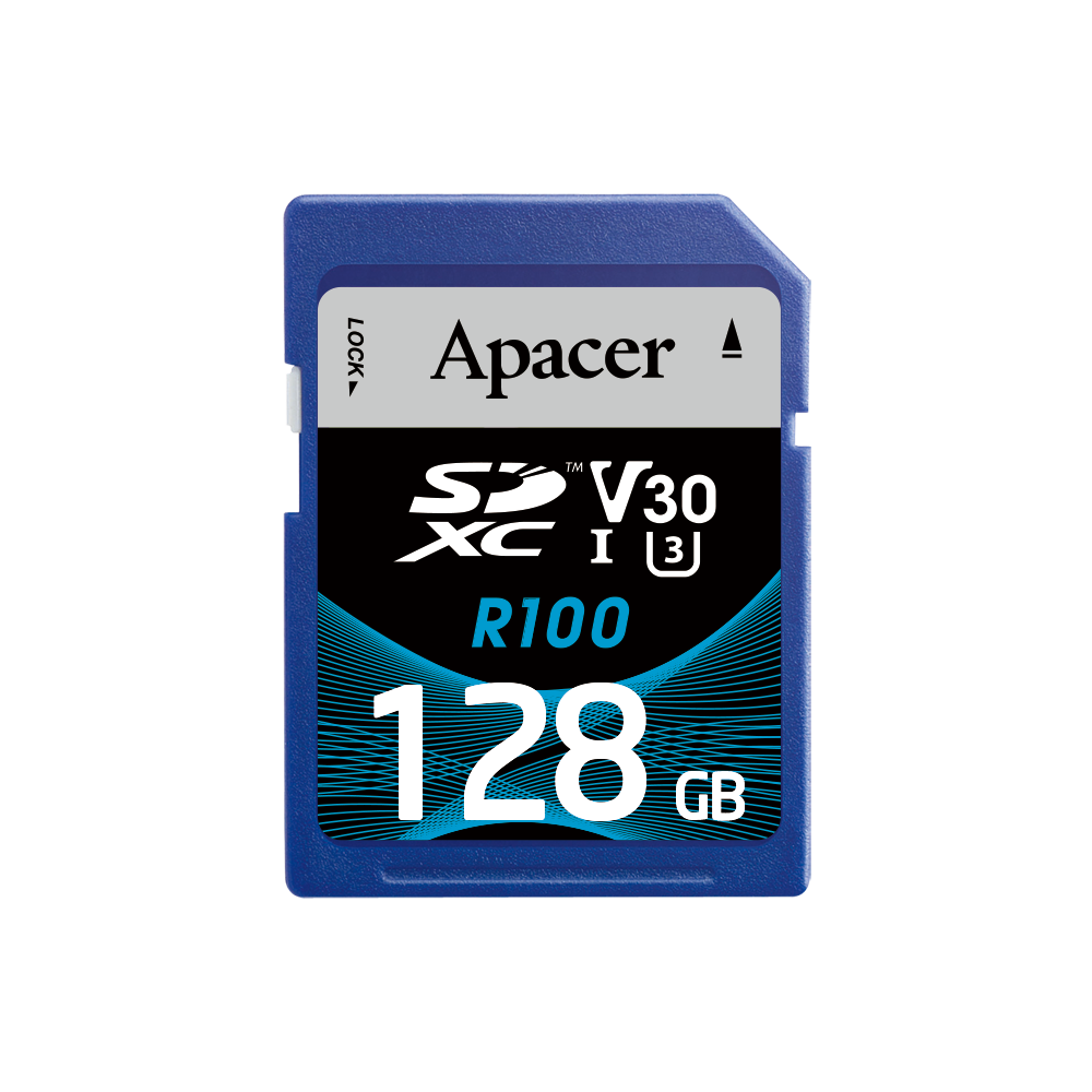 SD Card SDXC/SDHC UHS-I U3 V30 R100 - Apacer Technology