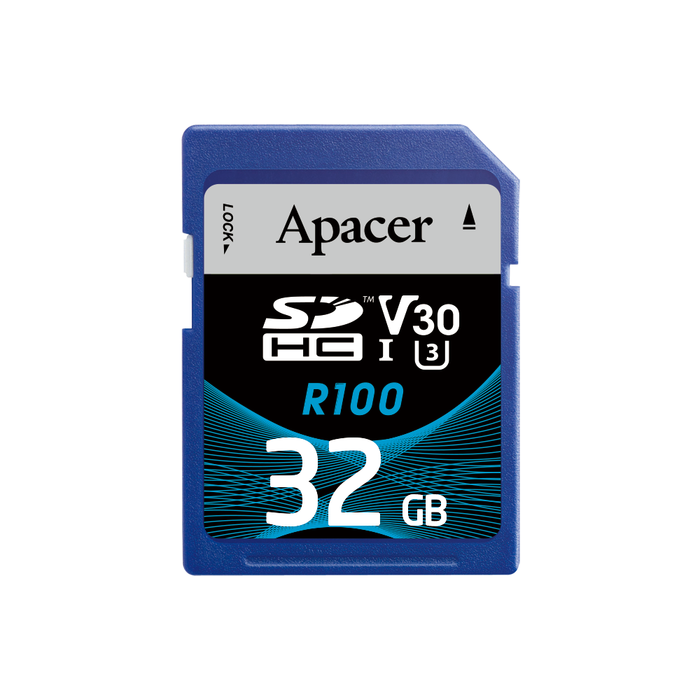 SD Card SDXC/SDHC UHS-I U3 V30 R100 - Apacer Technology