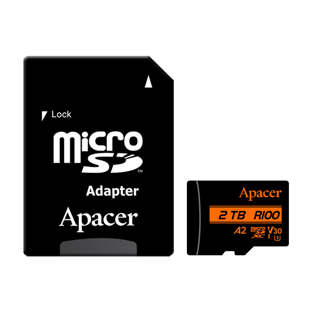 microSD Card microSDXC UHS-I U3 V30 A2 - Apacer