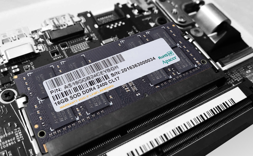 標準型メモリモジュール DDR4 Notebook Memory Module - Apacer Technology