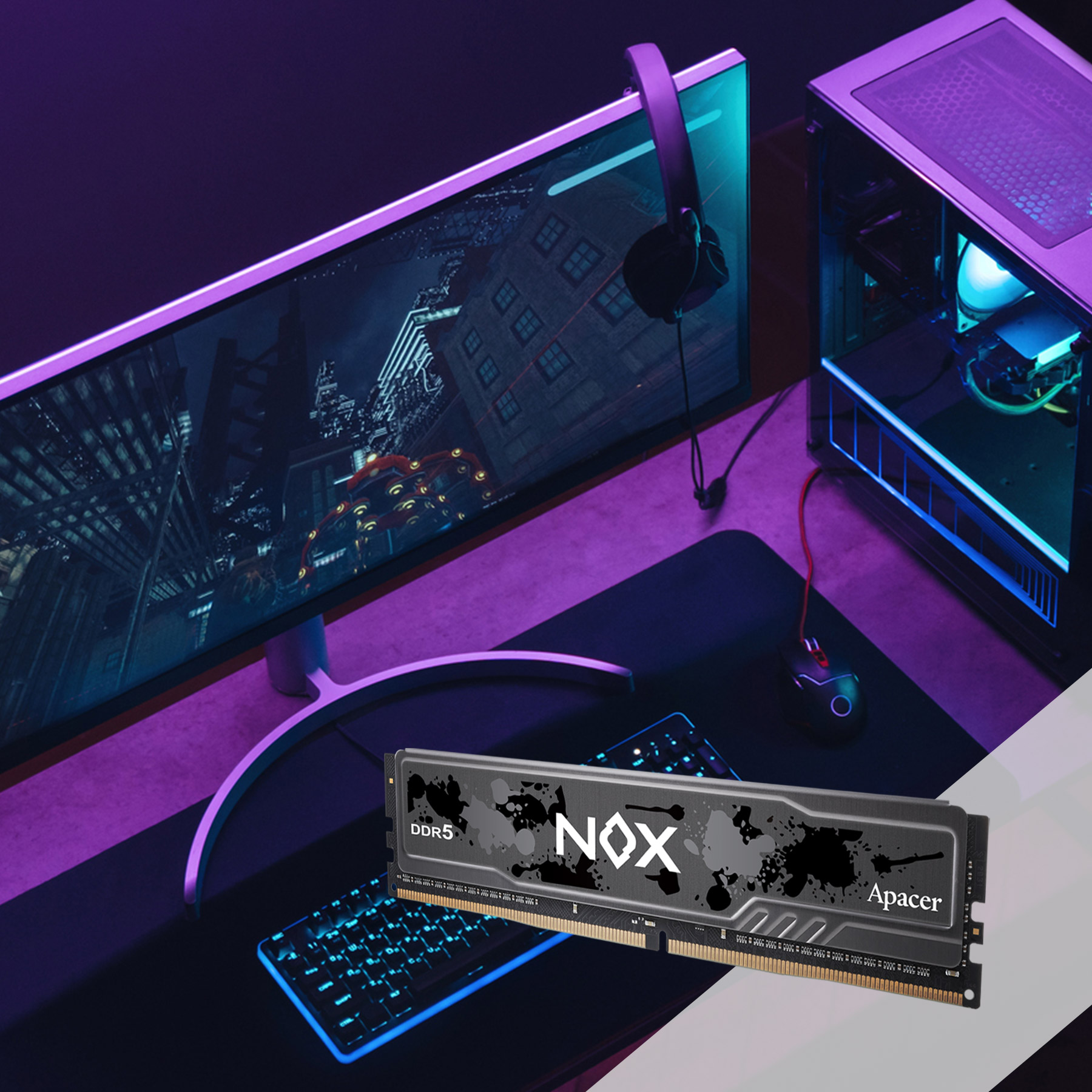 DDR5 Desktop Memory | NOX DDR5 Gaming RAM - Apacer